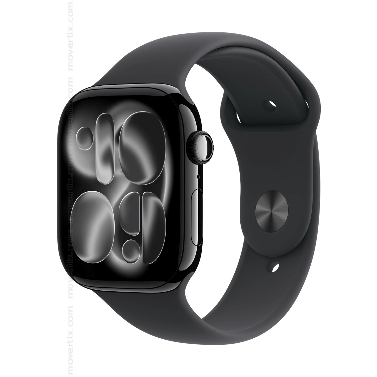 Apple Watch Series 11 GPS 42mm Jet Black Aluminum and Black Sport Band ...
