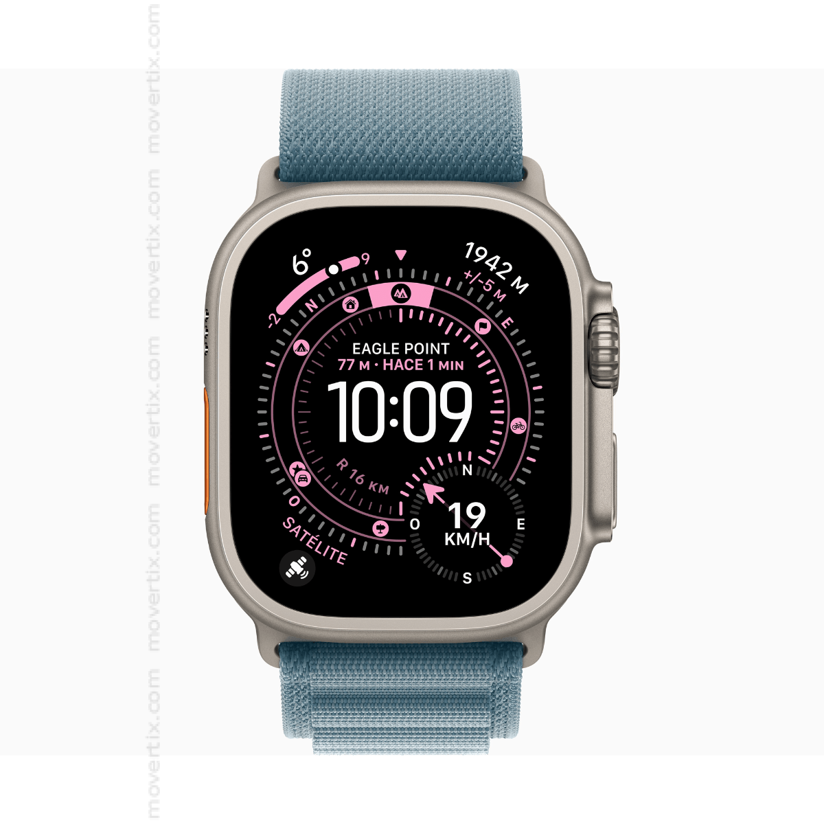 Apple Watch Ultra 3 (GPS+Cellular) 49mm Natural Titanium with Alpine ...