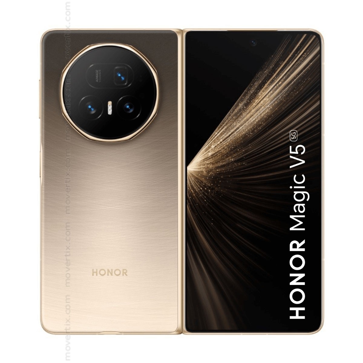 Honor Magic V5 5G Double SIM Or avec 512Go et 16Go RAM (6936520874064) | Movertix Téléphones ...