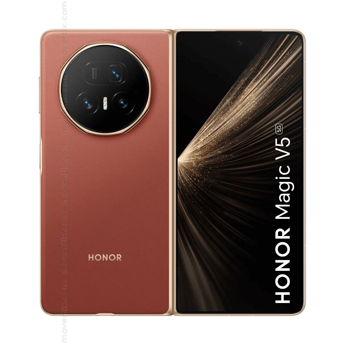 Honor Magic V5 5G Dual SIM Reddish Brown 512GB and 16GB RAM ...