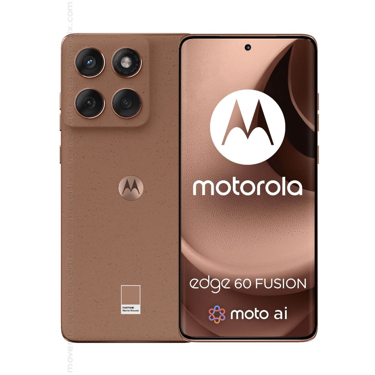 Motorola Edge 60 Fusion 5G Dual SIM Mocha Mousse 256GB and 8GB RAM - XT2503-4 (0840023298318 ...