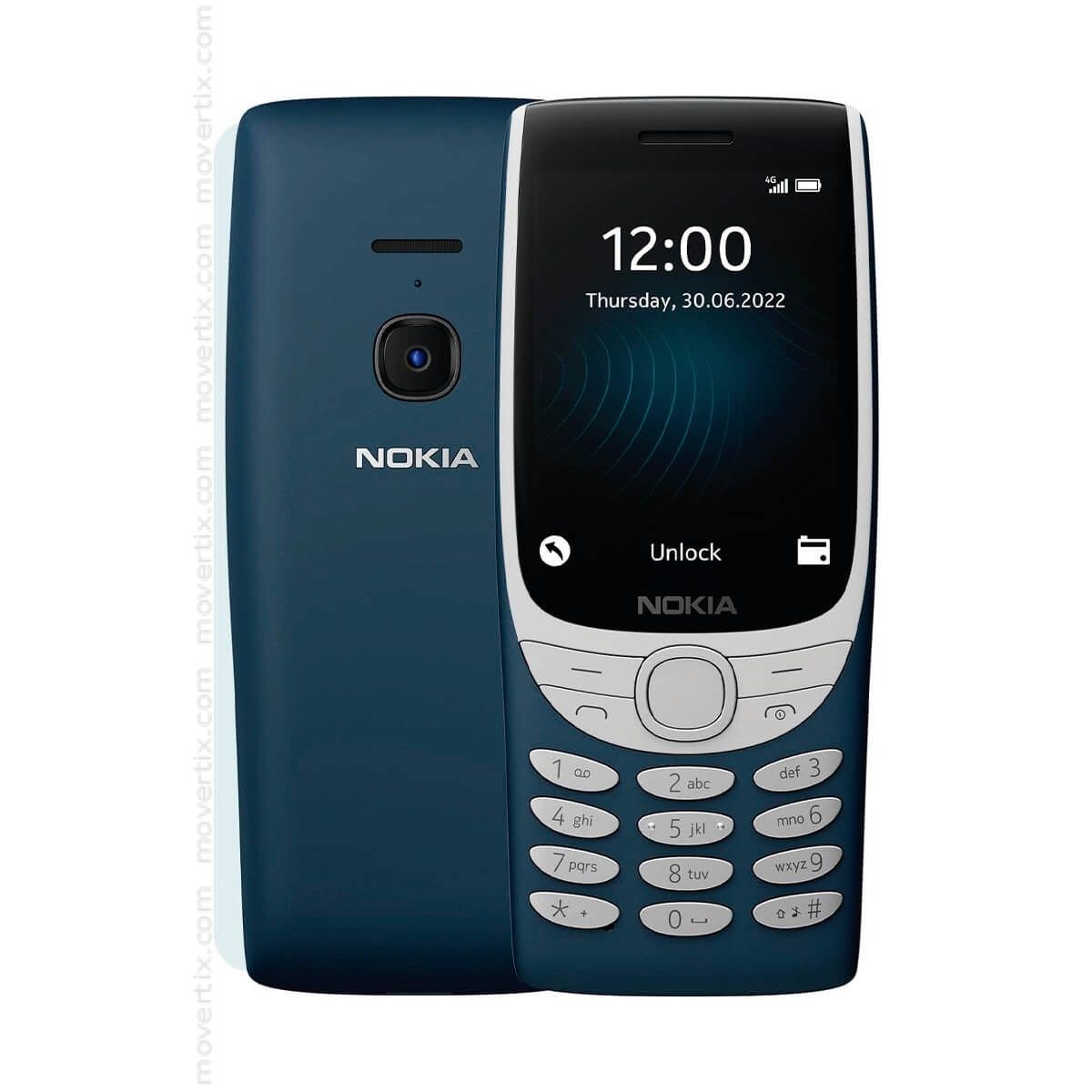 Nokia 8210 4G Dual SIM Dark Blue (6438409078339) | Movertix Mobile ...