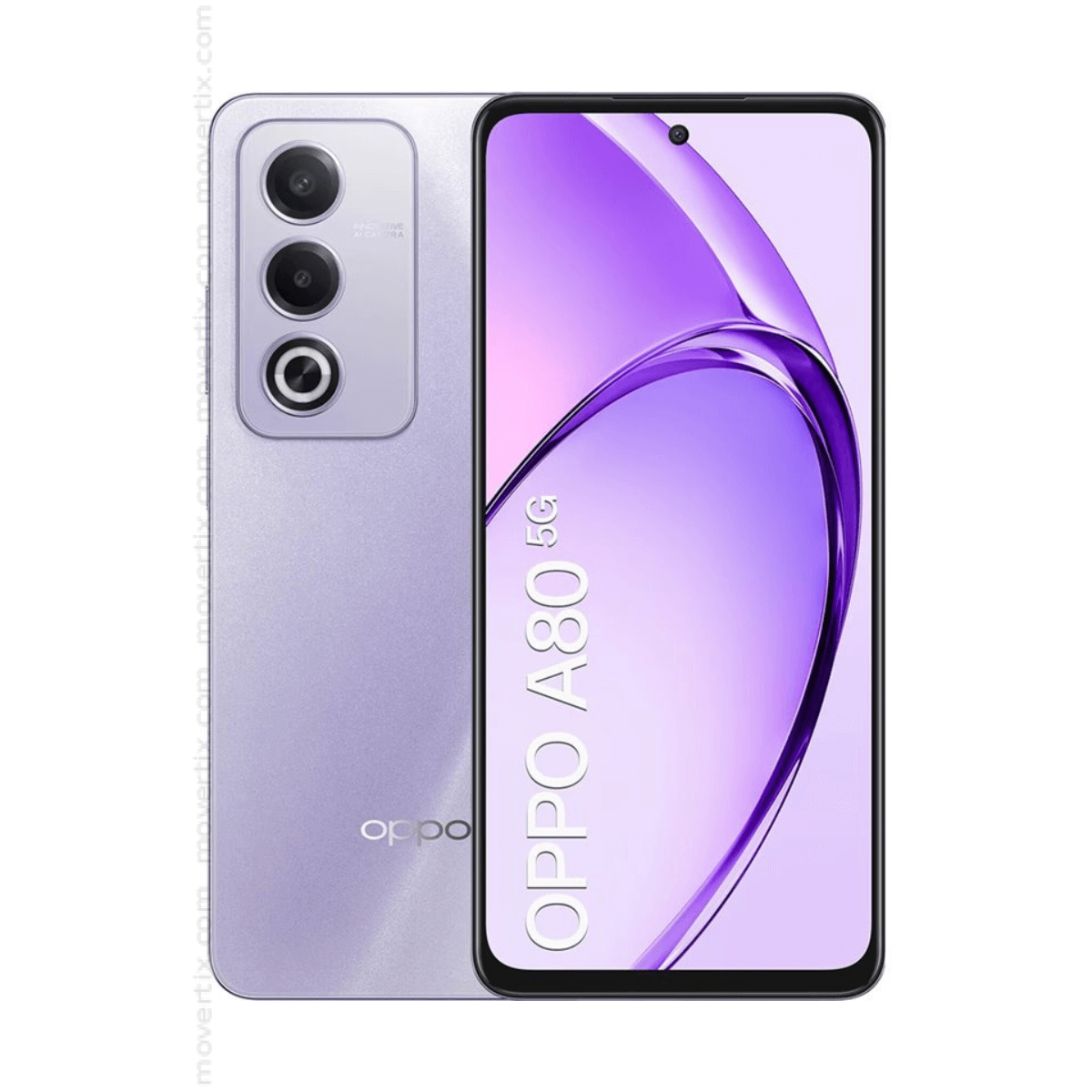 Oppo A80 5G 8GB/256GB Purple (Moonlight Purple) Dual SIM (6932169350570 ...