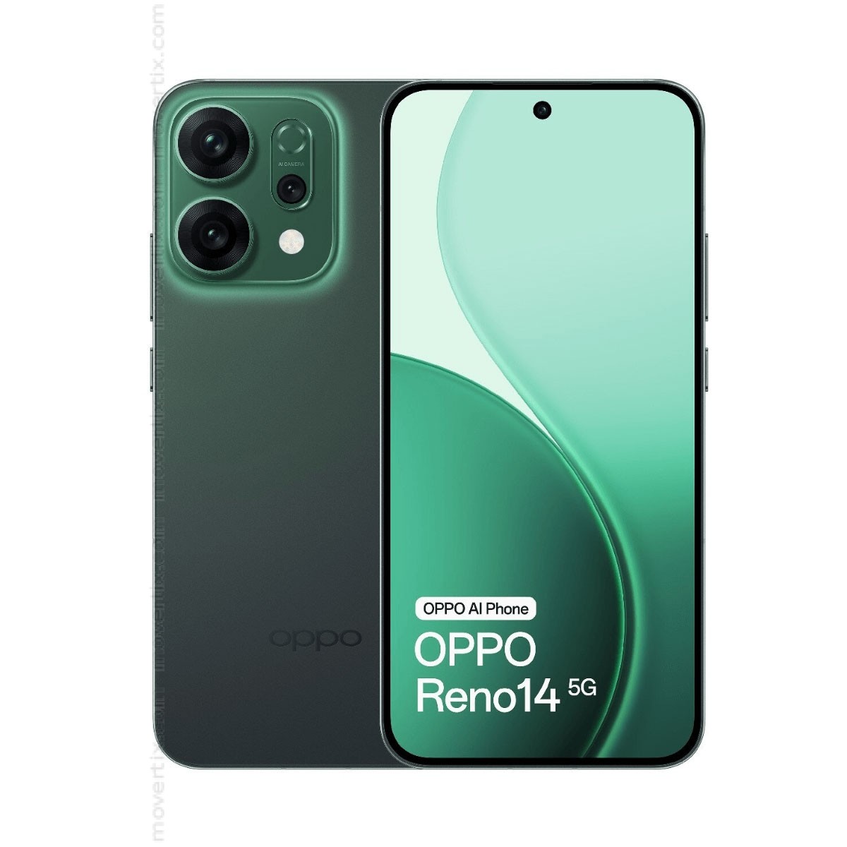 Oppo Reno14 5G Dual SIM Verde Luminoso de 512GB e 12GB RAM (8056735031279) | Movertix Loja de ...
