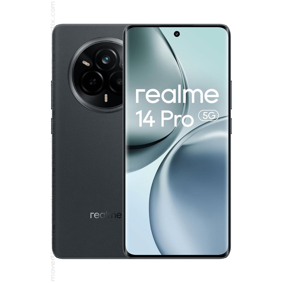 Realme 14 Pro 5G Dual SIM Cinzento de 256GB e 8GB RAM (6941764453838) | Movertix Loja de Telemóveis
