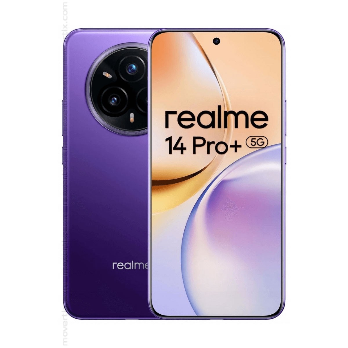 Realme 14 Pro+ 5G Dual SIM Nebula Purple 512GB and 12GB RAM ...