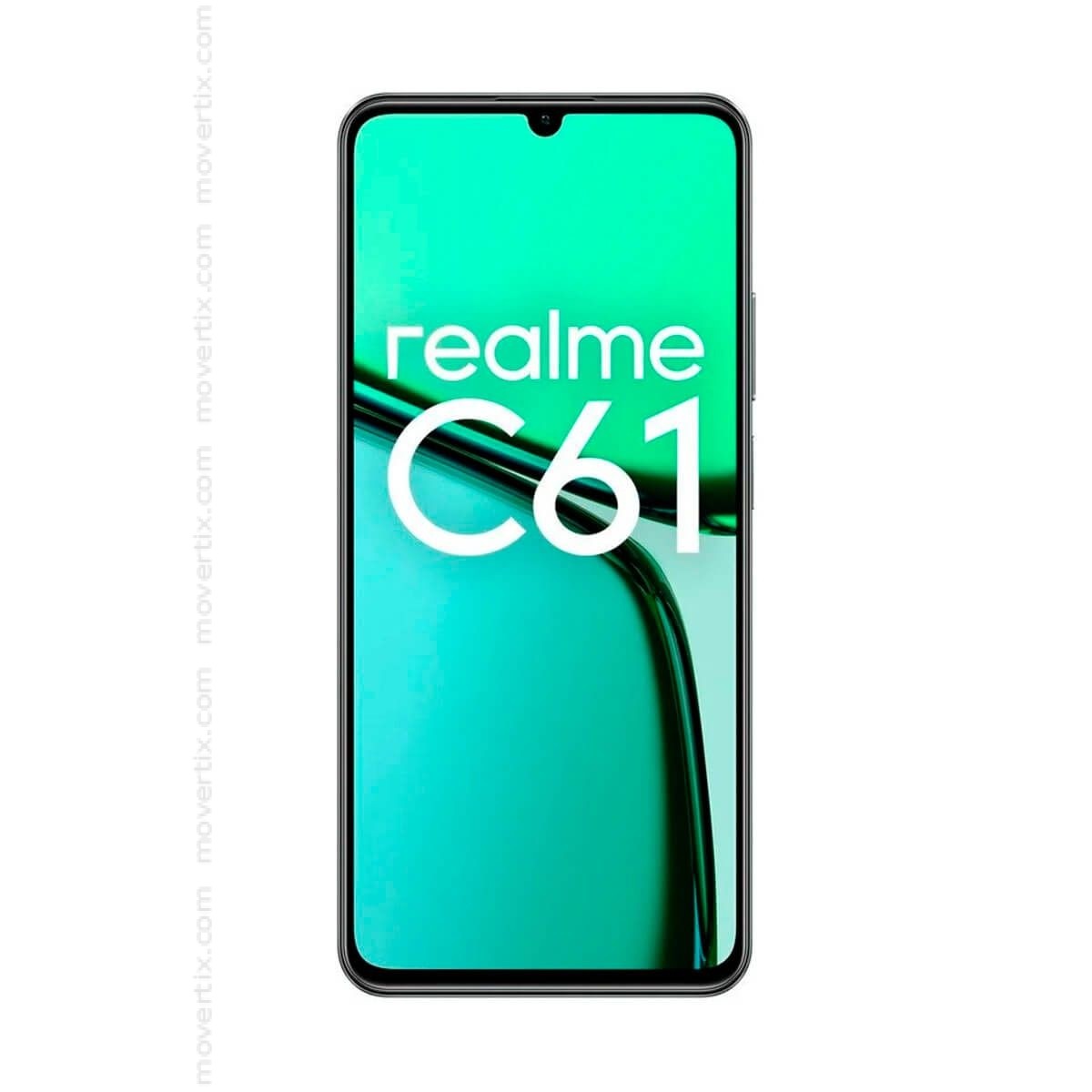 Realme C61 Dual SIM Dark Green 256GB and 6GB RAM (6941764436022) | Movertix Mobile Phones Shop