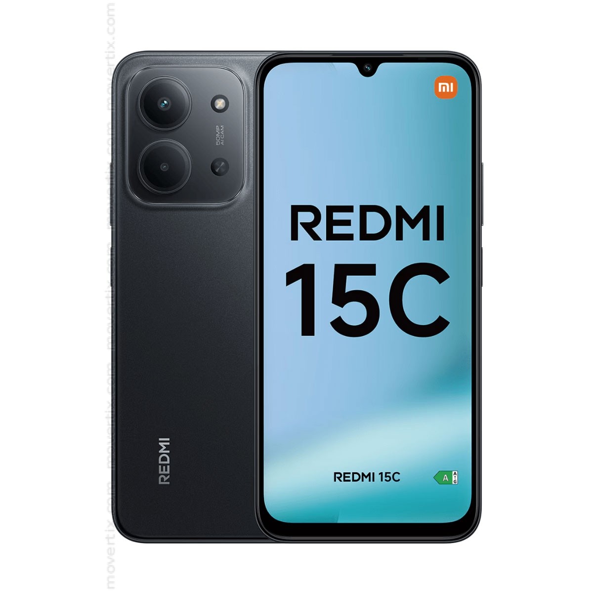 Redmi 15C Double SIM Noir avec 256Go et 8Go RAM (6932554444884) | Movertix Téléphones Mobiles et ...