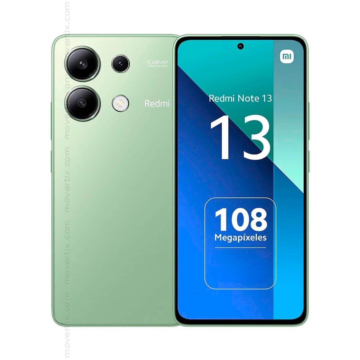 Redmi Note 13 Dual SIM Mint Green 512GB and 8GB RAM (6941812779804) | Movertix Mobile Phones Shop