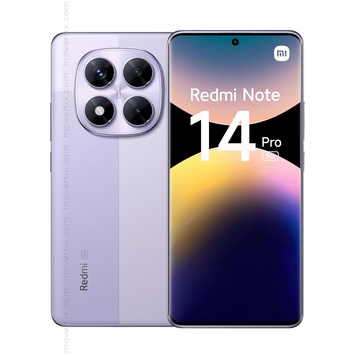 Redmi Note 14 Pro 5G Dual SIM Roxo de 512GB e 12GB RAM (6932554402839) | Movertix Loja de Telemóveis