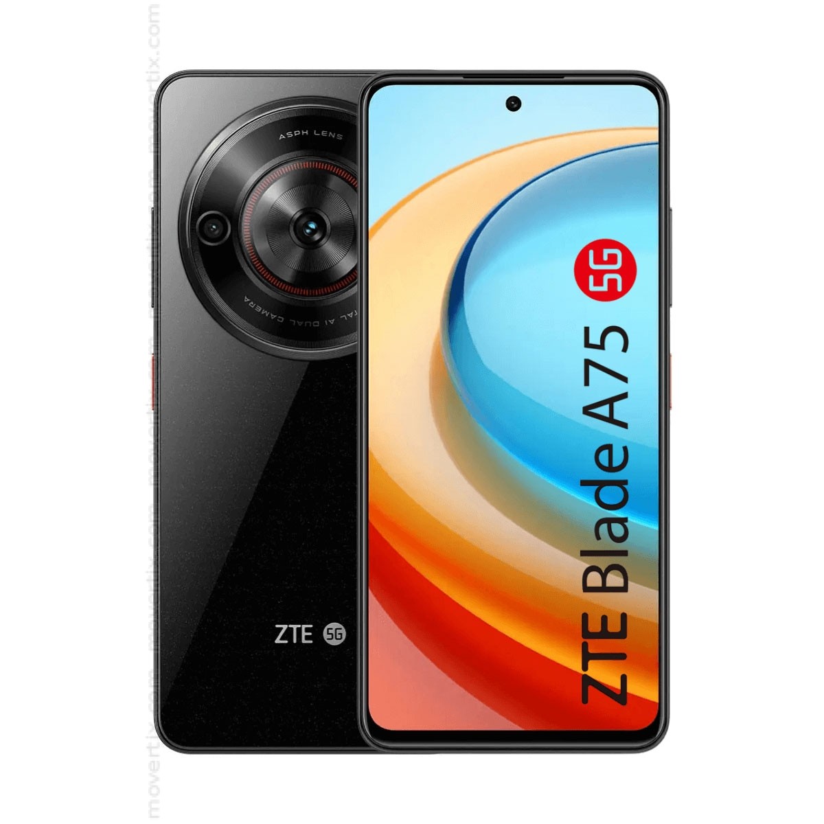 ZTE Blade A75 5G 4Go 128Go Double SIM Noir 6902176119958 Movertix ZTE Blade A75 5G 4Go 128Go Double SIM Noir 6902176119958 Movertix