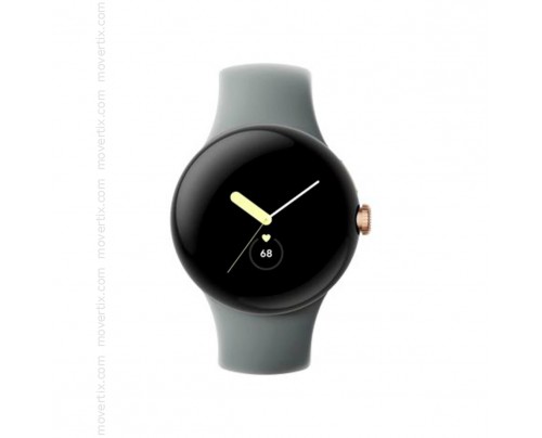 Google Pixel Watch LTE 41mm Champagne Gold and Hazel Active band ...