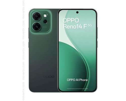 Oppo Reno14 F 5G Dual SIM Verde Luminoso de 256GB e 8GB RAM ...
