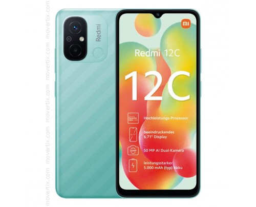 Redmi 12C Dual SIM Mint Green 64GB and 4GB RAM (6941812716502 ...