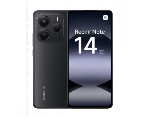 Redmi Note 14 5G Dual SIM Midnight Black 256GB and 8GB RAM (6932554405632) | Movertix Mobile ...