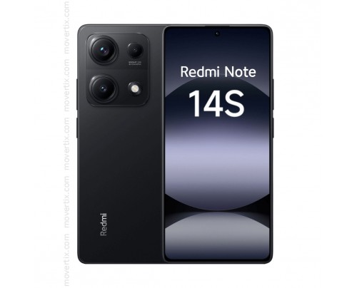 Redmi Note 14S Double SIM Noir avec 256Go et 8Go RAM (6932554429034) | Movertix Téléphones ...