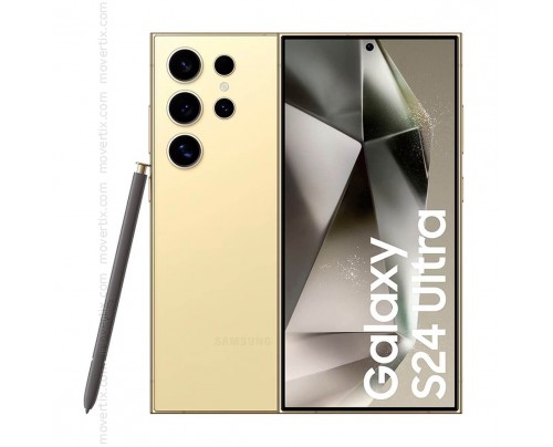 Samsung Galaxy S24 Ultra 5G Titanium Yellow 512GB and 12GB RAM - SM ...