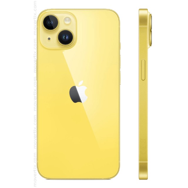 iPhone 14 Yellow 128GB (0194253750154) | Movertix Mobile Phones Shop