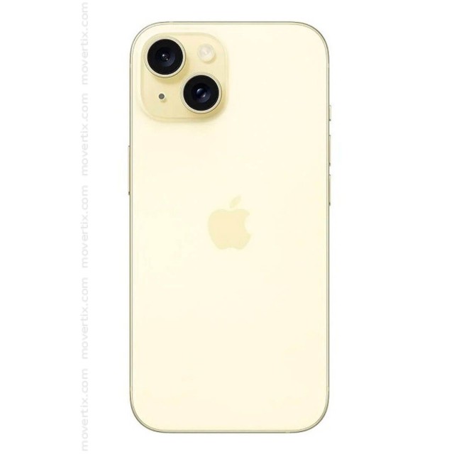 iPhone 15 Yellow 128GB (0195949036422) | Movertix Mobile Phones Shop