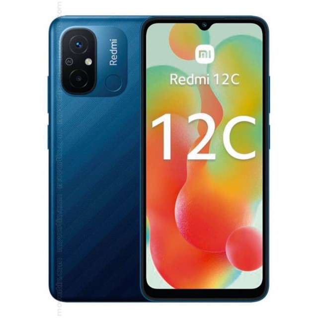 Redmi 12C Dual SIM Azul de 128GB e 4GB RAM (6941812715291) | Movertix Loja de Telemóveis