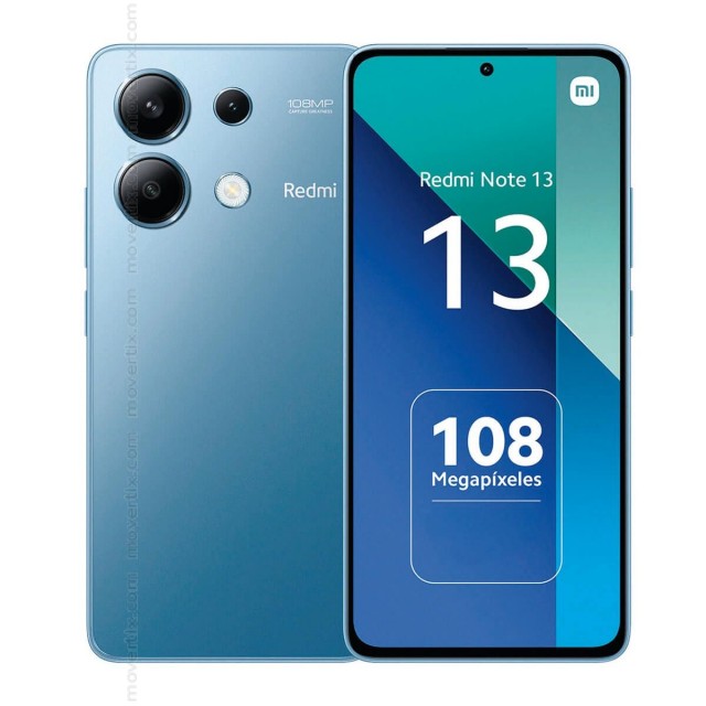 Redmi Note 13 Dual SIM Ice Blue 128GB and 8GB RAM (6941812759684) | Movertix Mobile Phones Shop