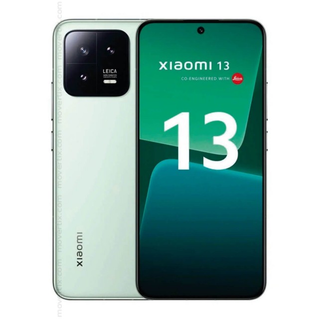Xiaomi 13 5G Dual SIM Flora Green 256GB and 8GB RAM (6941812712078) | Movertix Mobile Phones Shop
