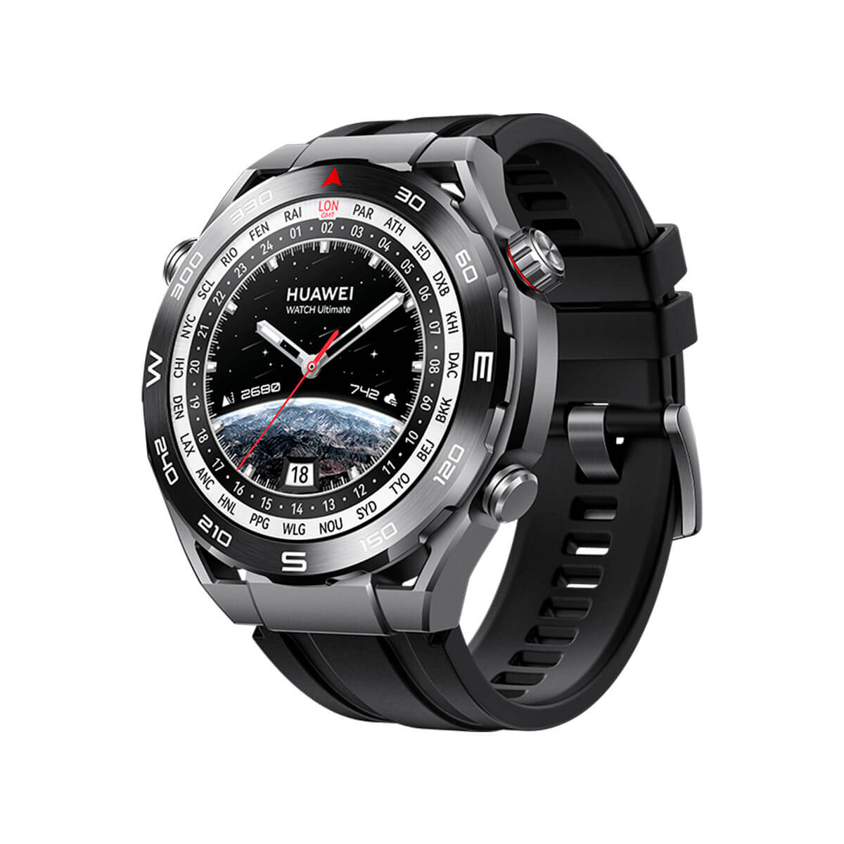 Huawei Watch Ultimate 48mm Black (Expedition Black) 55020AGF ...