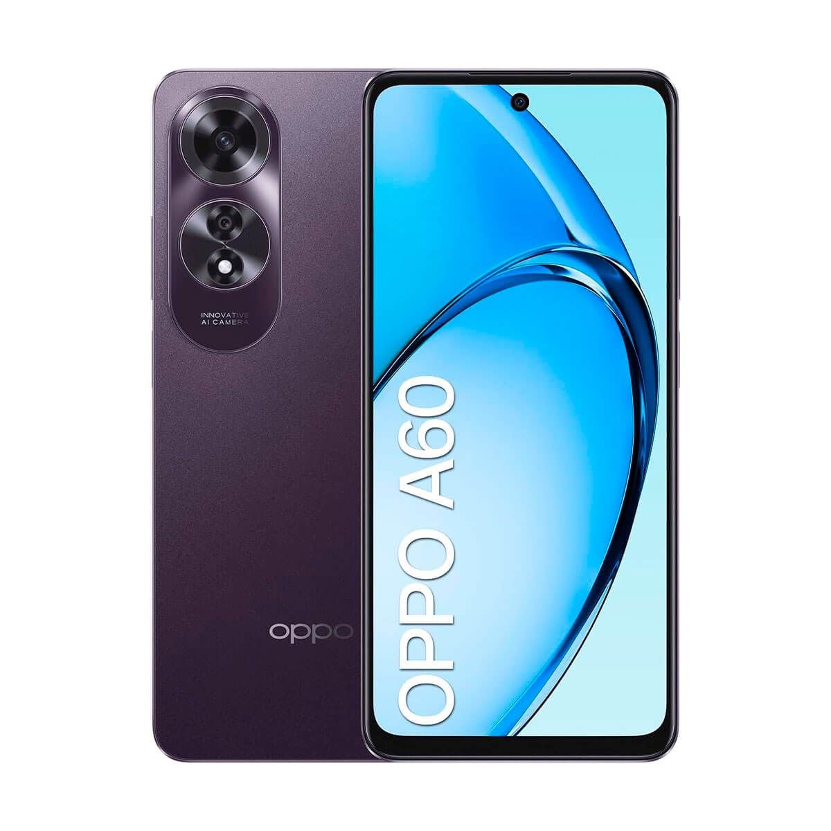 Oppo A60 Dual SIM Midnight Purple 256GB and 8GB RAM (6932169345576) | Movertix Mobile Phones Shop